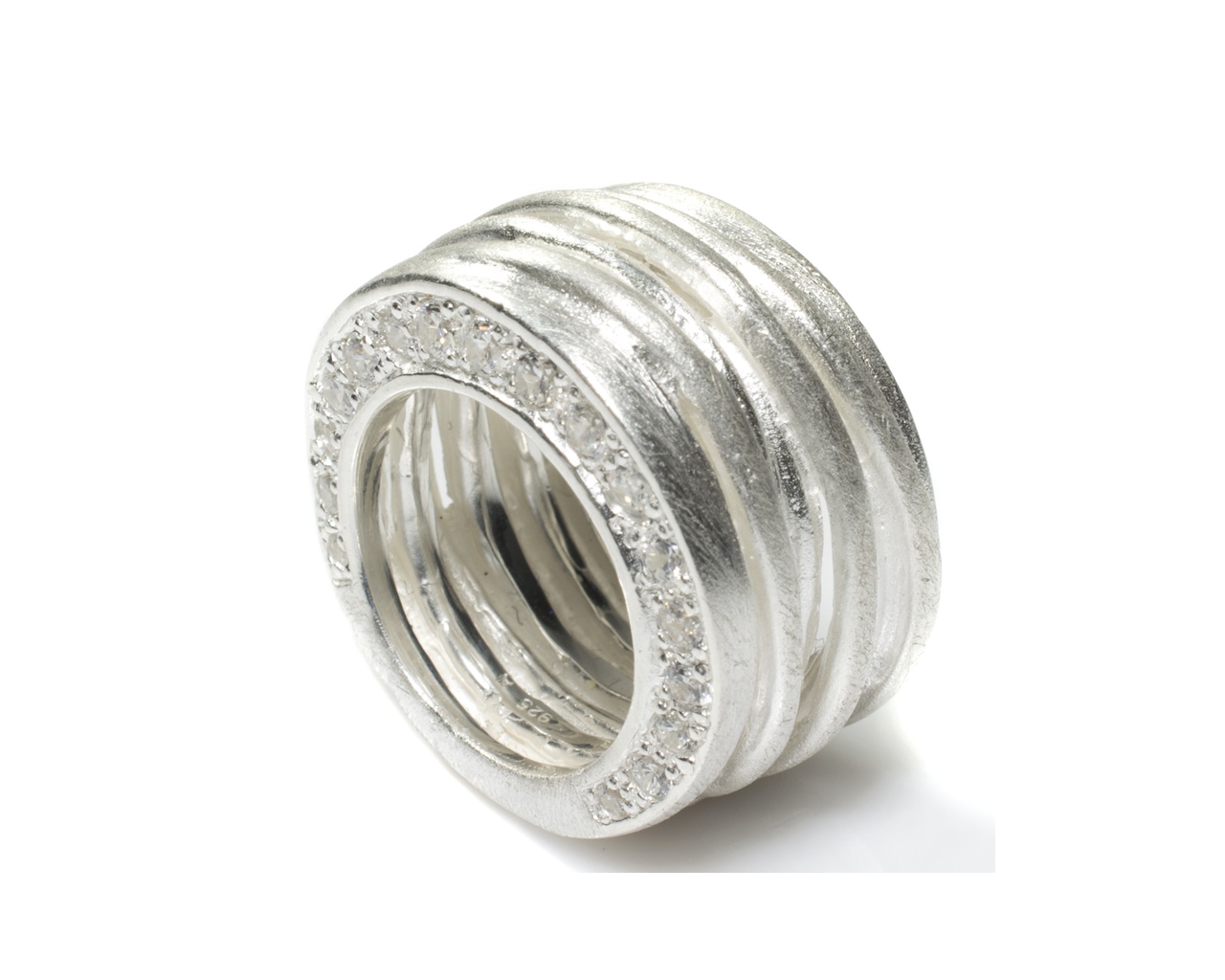 Silber Ring matt