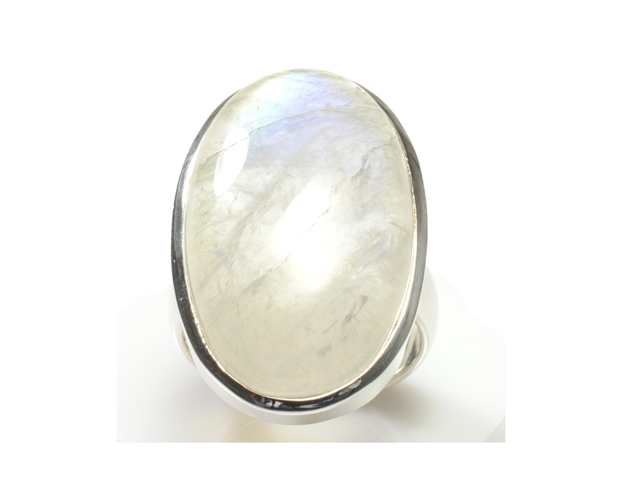 Silber Ring mit Mondstein
